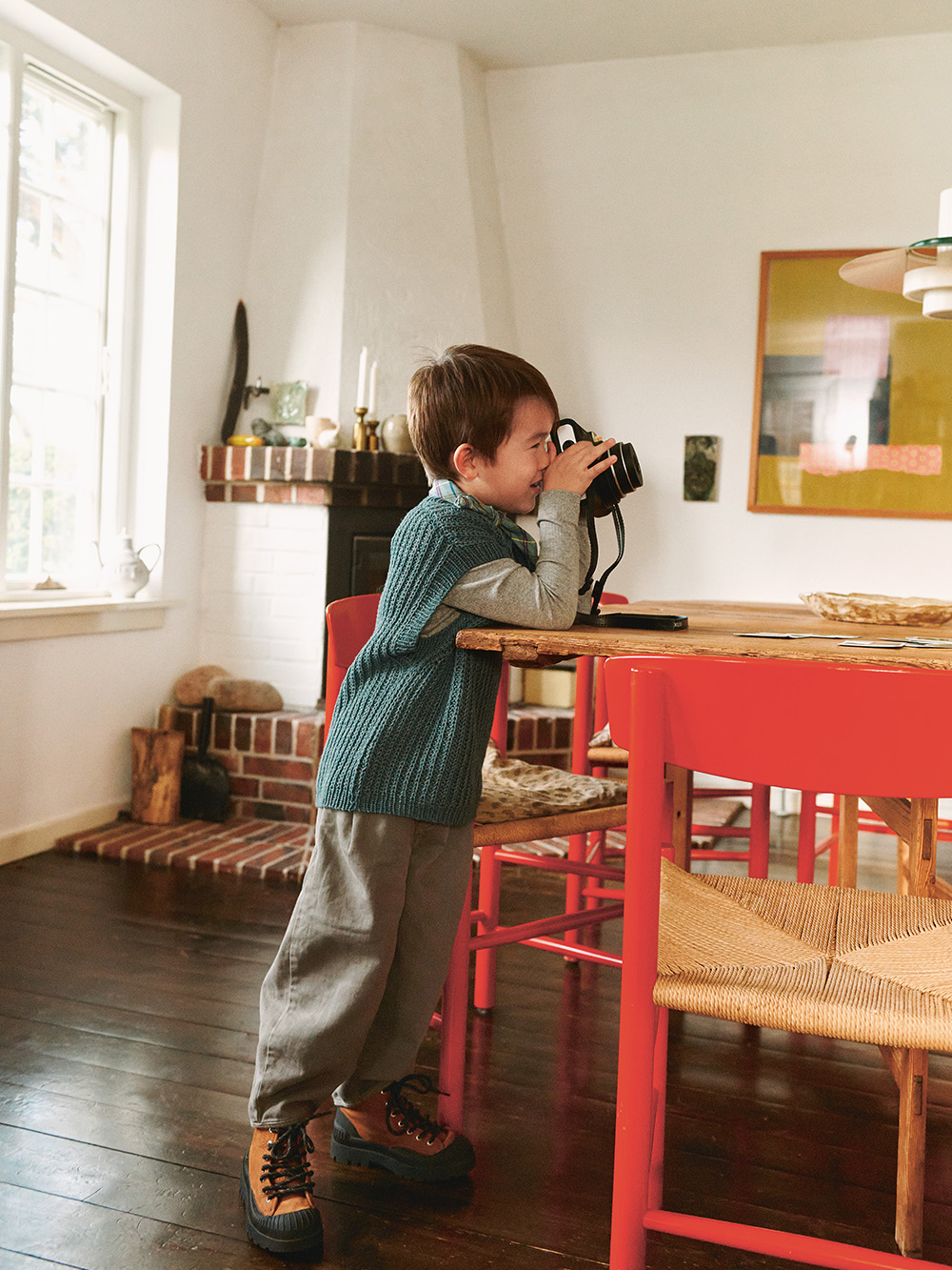 Loui Slipover Junior 2601_4 - strikkekit fra Sandnes