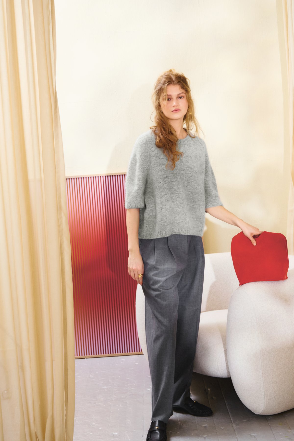 Ivy Tee 2502_09 strikkekit fra Sandnes