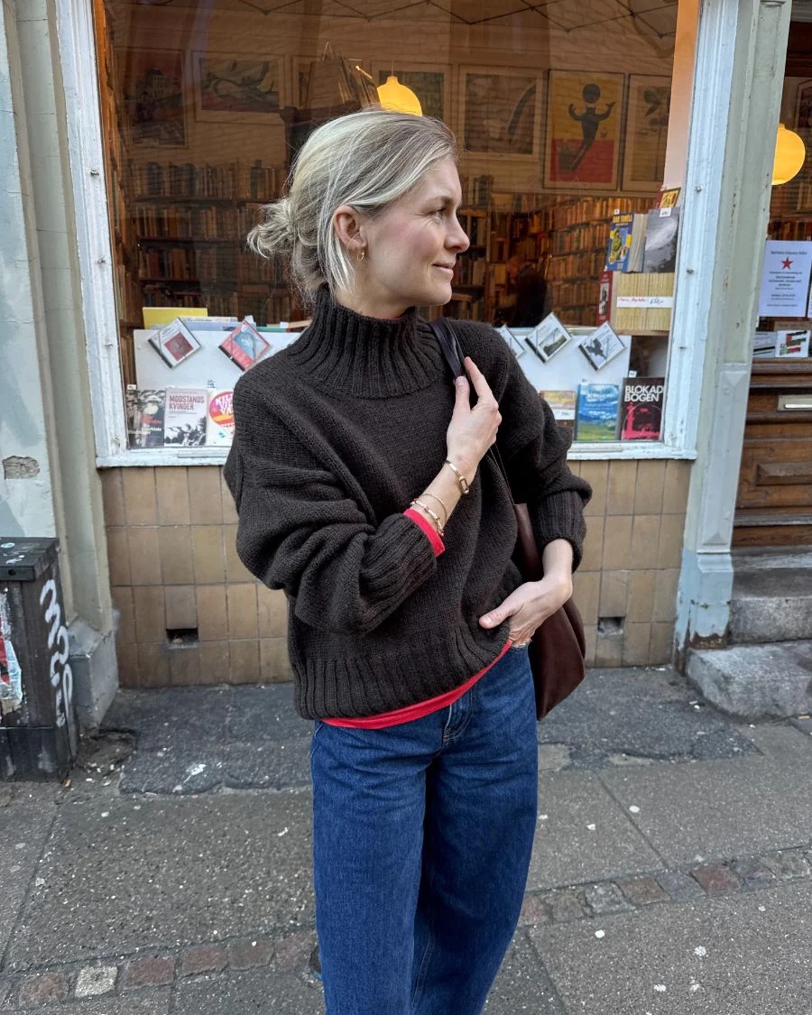 Hannah Sweater O-Neck strikkekit fra Petiteknit