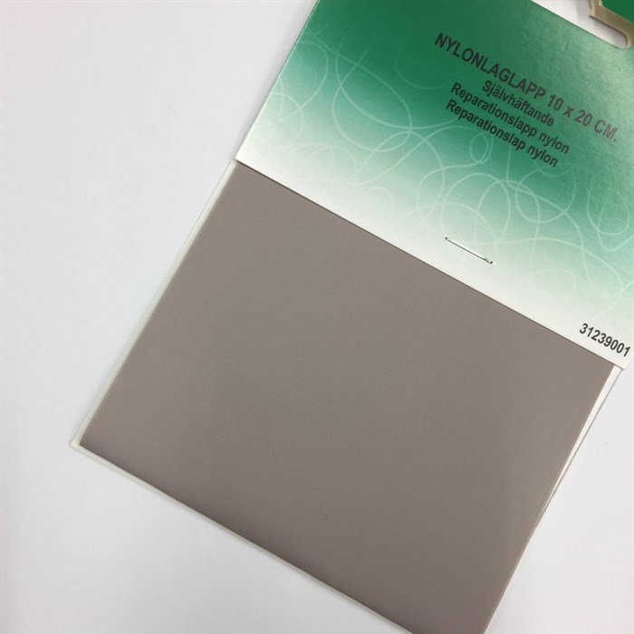 Nylon reparationslap, grå - Citystoffer.dk
